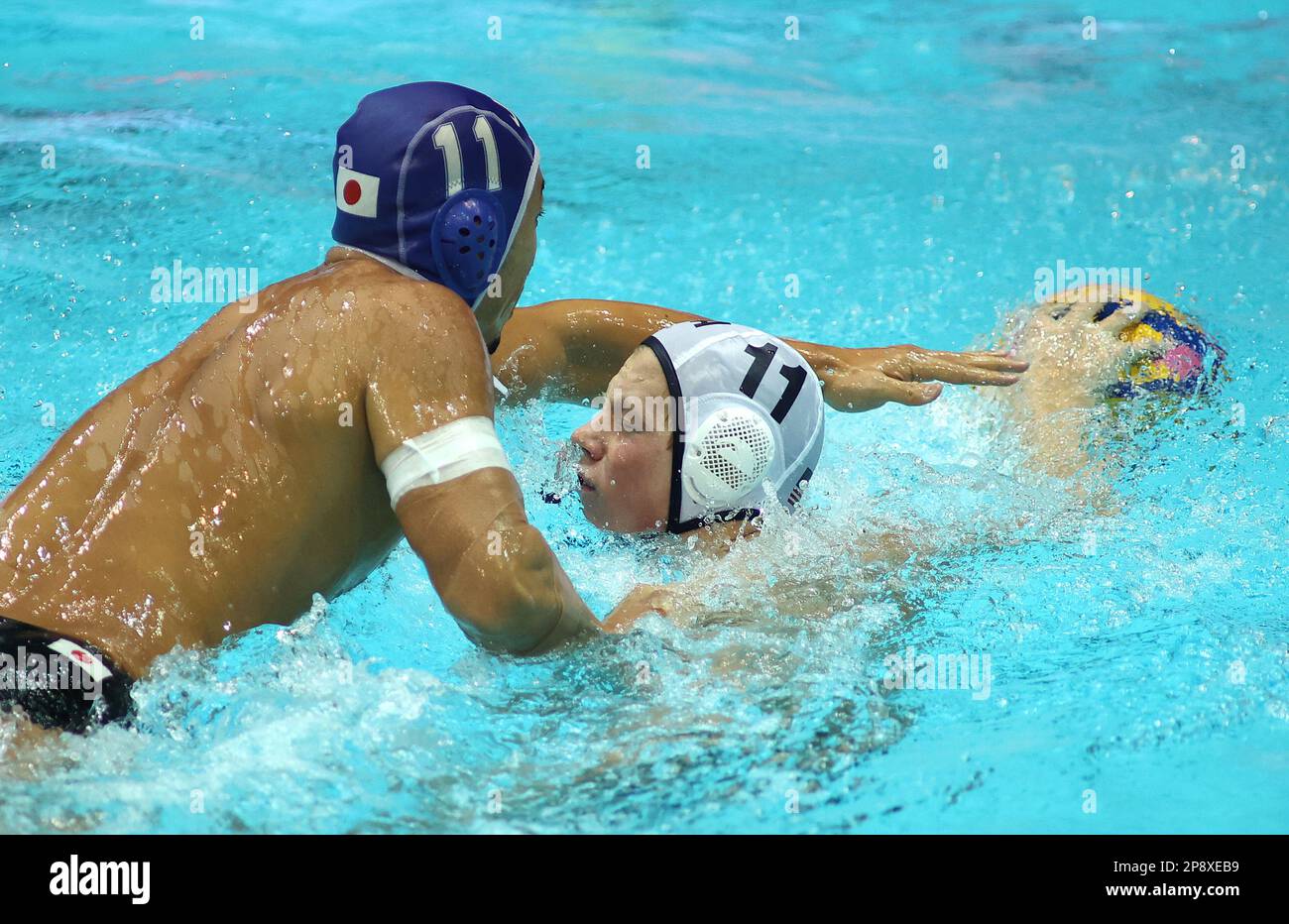 ZAGREB, CROATIA - MARCH 09: Keigo Okawa of Japan and Ryder Dodd of USA ...