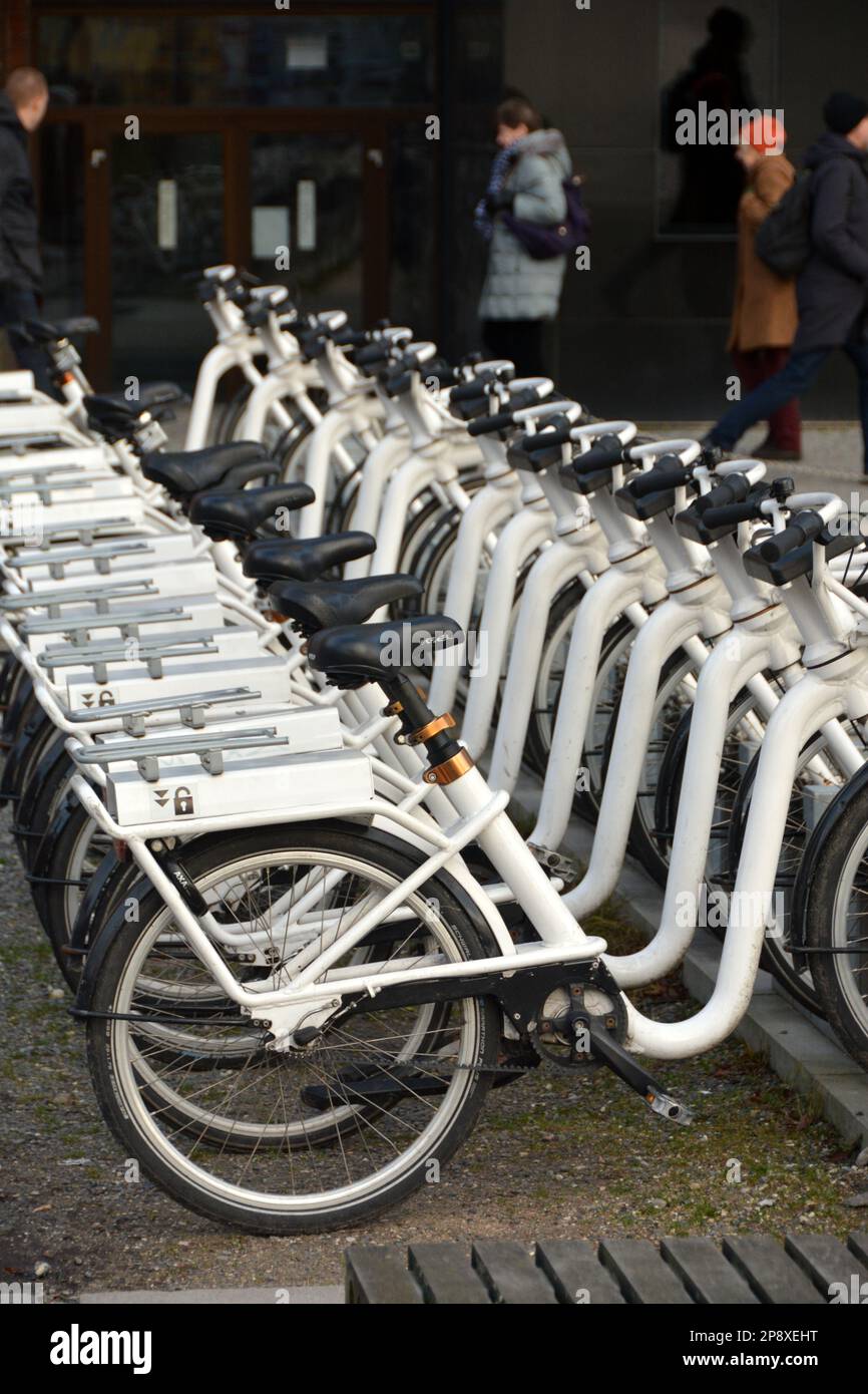Transport cars boards in Copenhagen in Denmark Stock Photo - Alamy