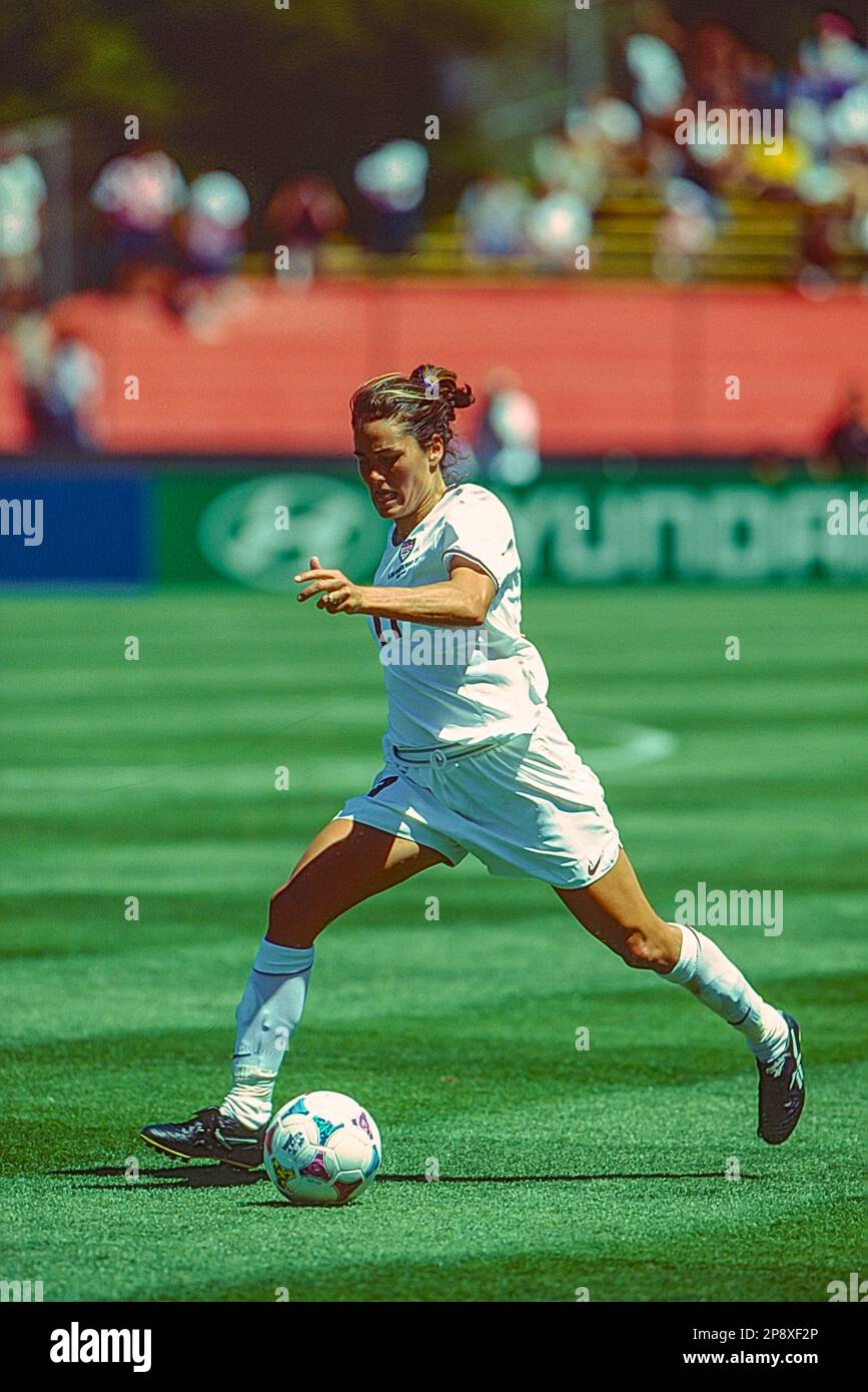 Julie Foudy (USA) during USA vs Brasil semi-finals at the 1999 FIFA ...