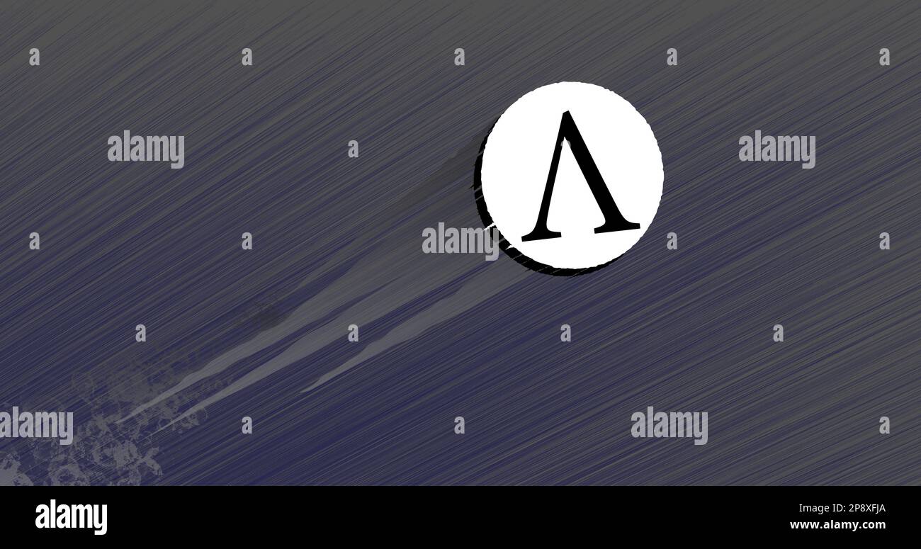 March 11 2023 Illustration of the crypto asset token AMPL coin take off ...