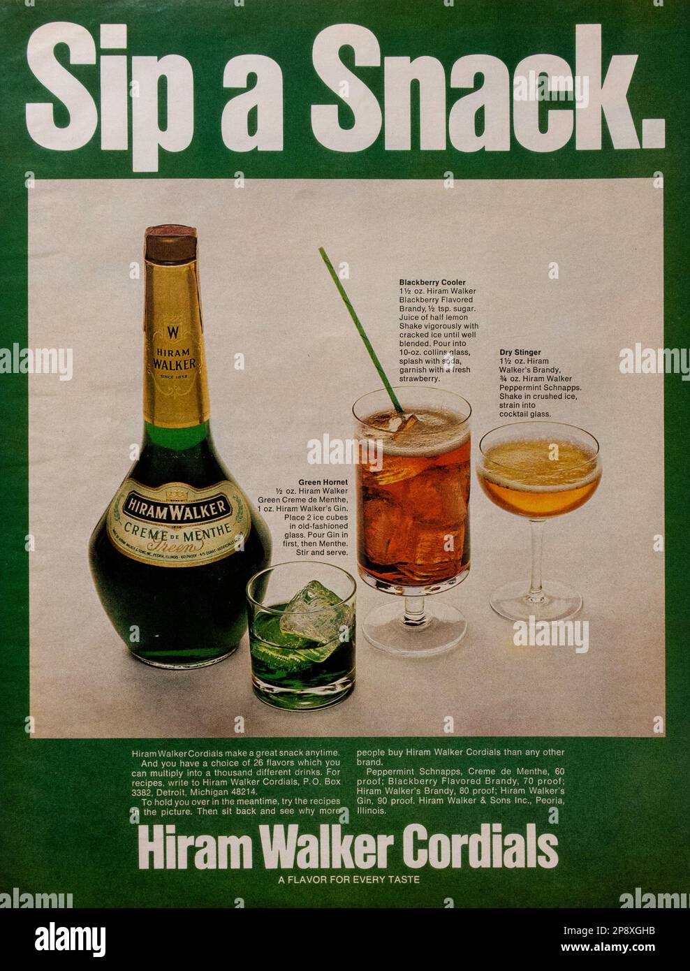 Vintage "Look" Magazine 13 July 1971 issue Advert, USA Stock Photo - Alamy