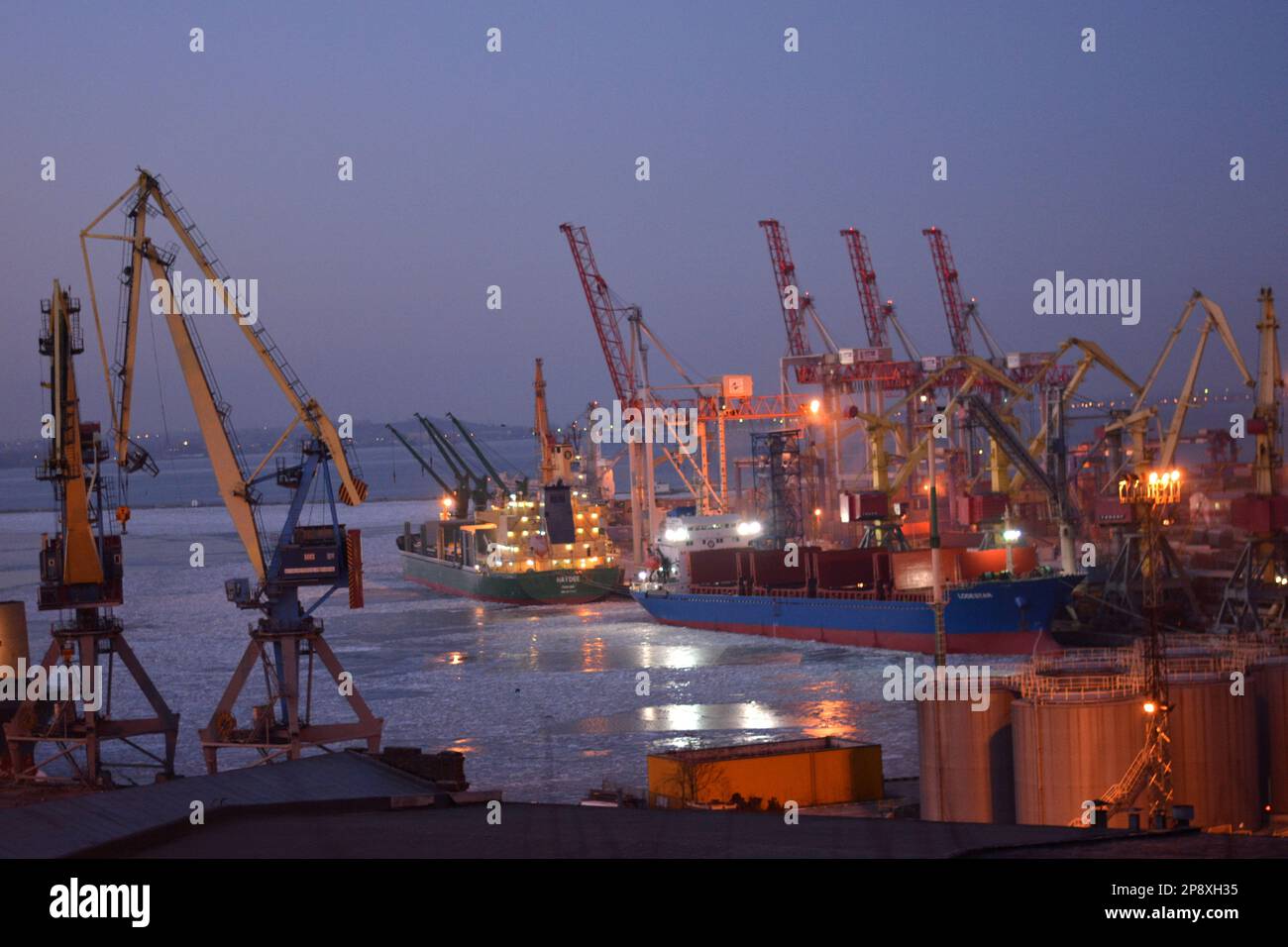 Transport ships boats in Copenhagen in Denmark Stock Photo - Alamy