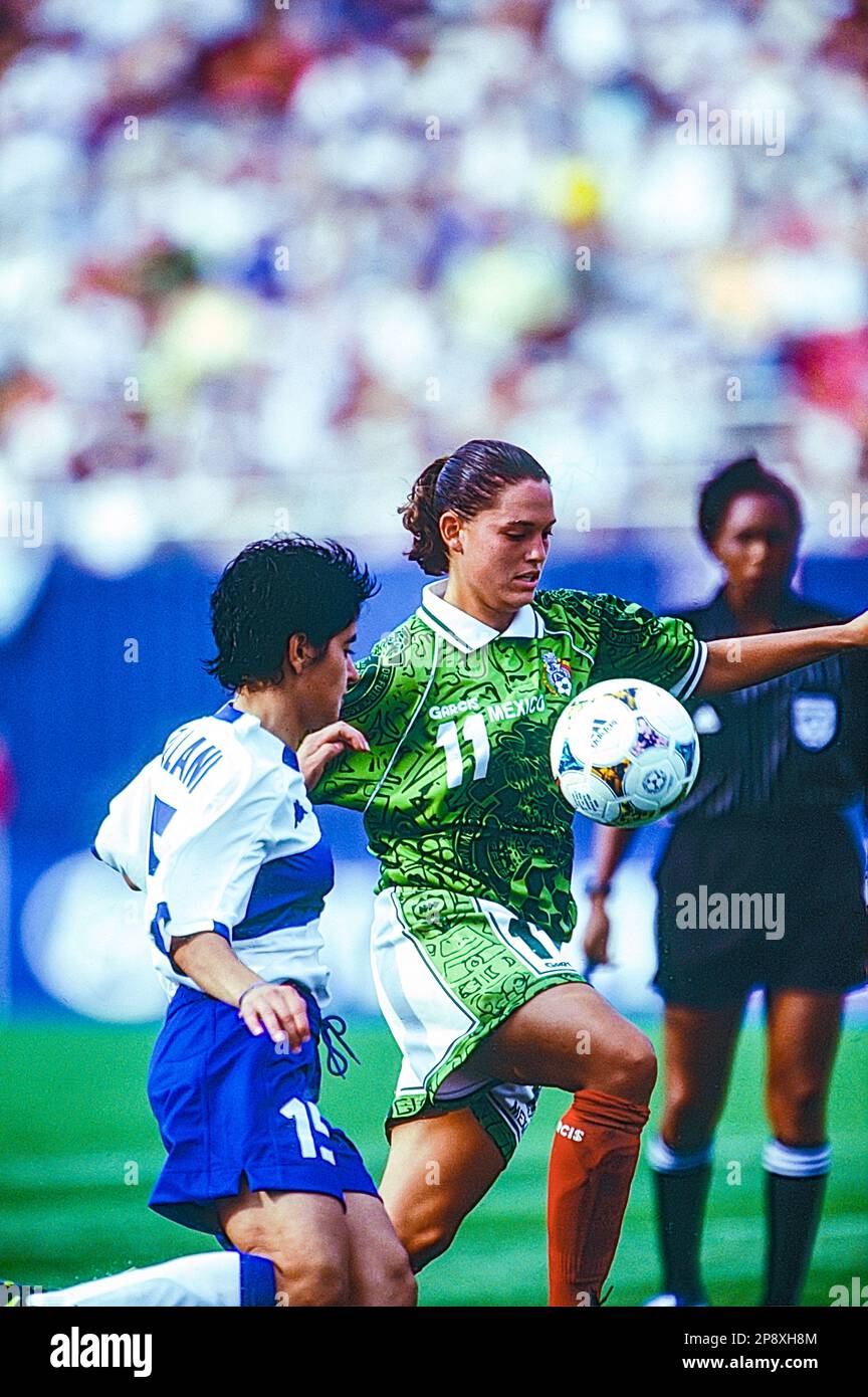 Monica Gerardo (MEX) during Mexico vs Brasil at the 1999 FIFA Women's ...