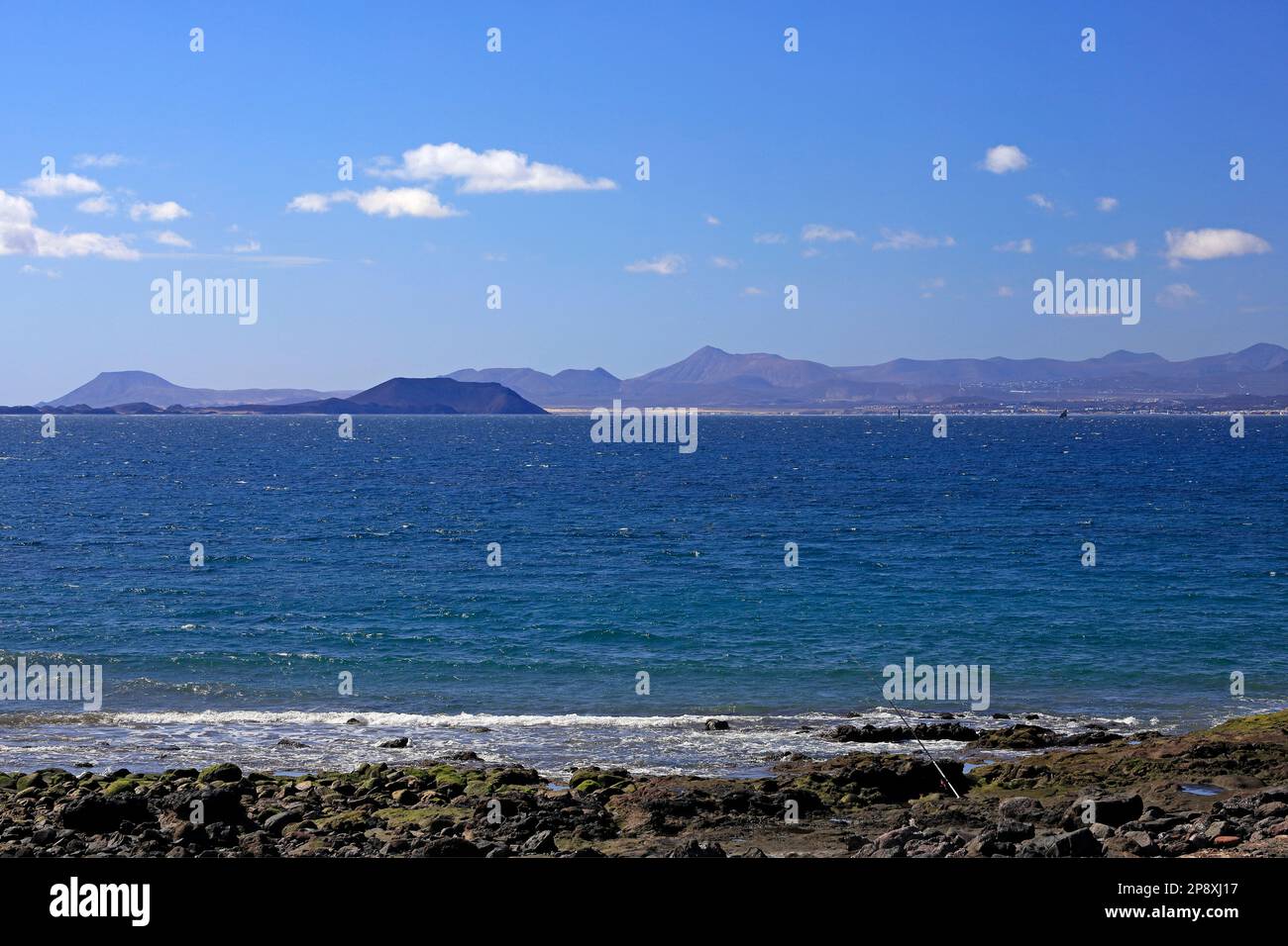Las Coloradas beach, Playa Blanca, Lanzarote. Looking towards ...