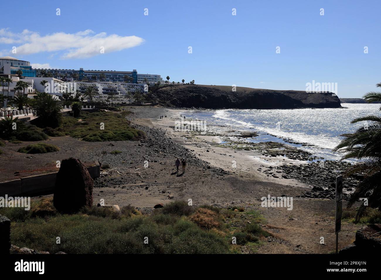 Las Coloradas beach, Playa Blanca, Lanzarote. Taken February / March ...