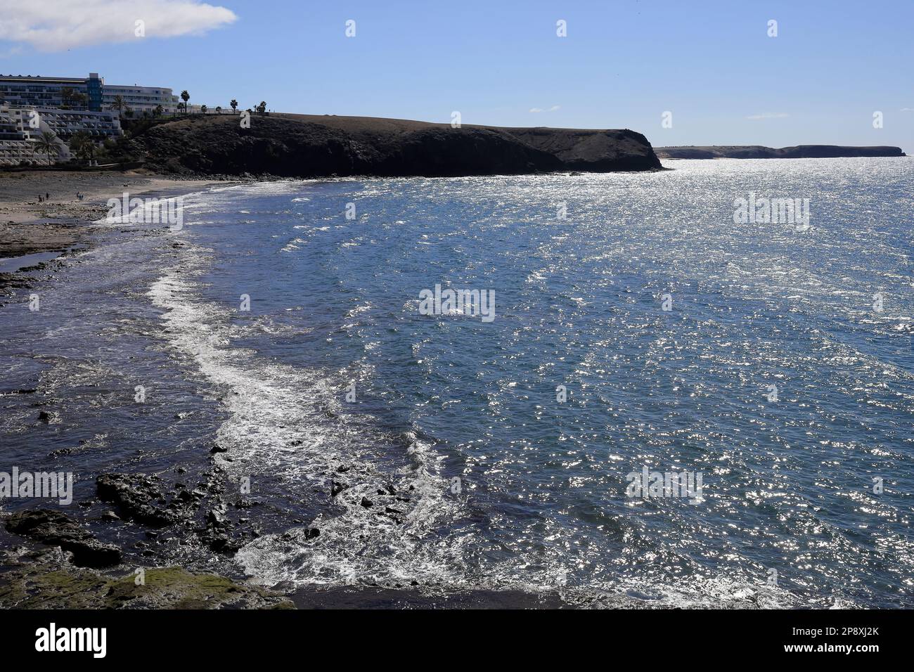 Las Coloradas beach, Playa Blanca, Lanzarote. Taken February / March ...