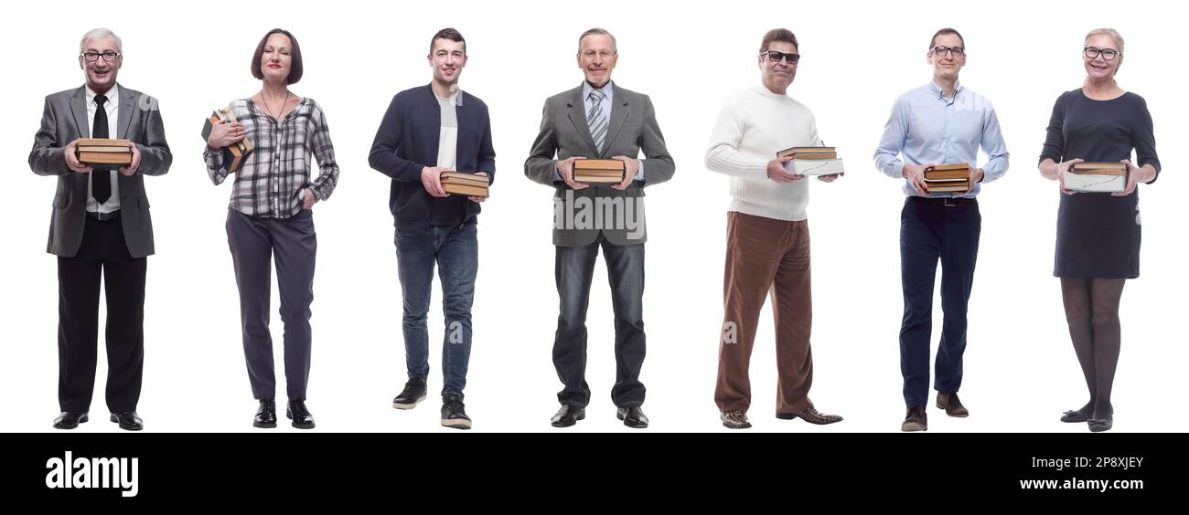 Adult reading book isolated profile Cut Out Stock Images & Pictures - Alamy