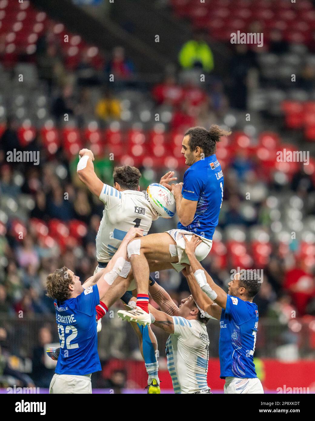 Vancouver, Canada. 5th March, 2023. Rodrigo Isgro (Top L) of Argentina ...