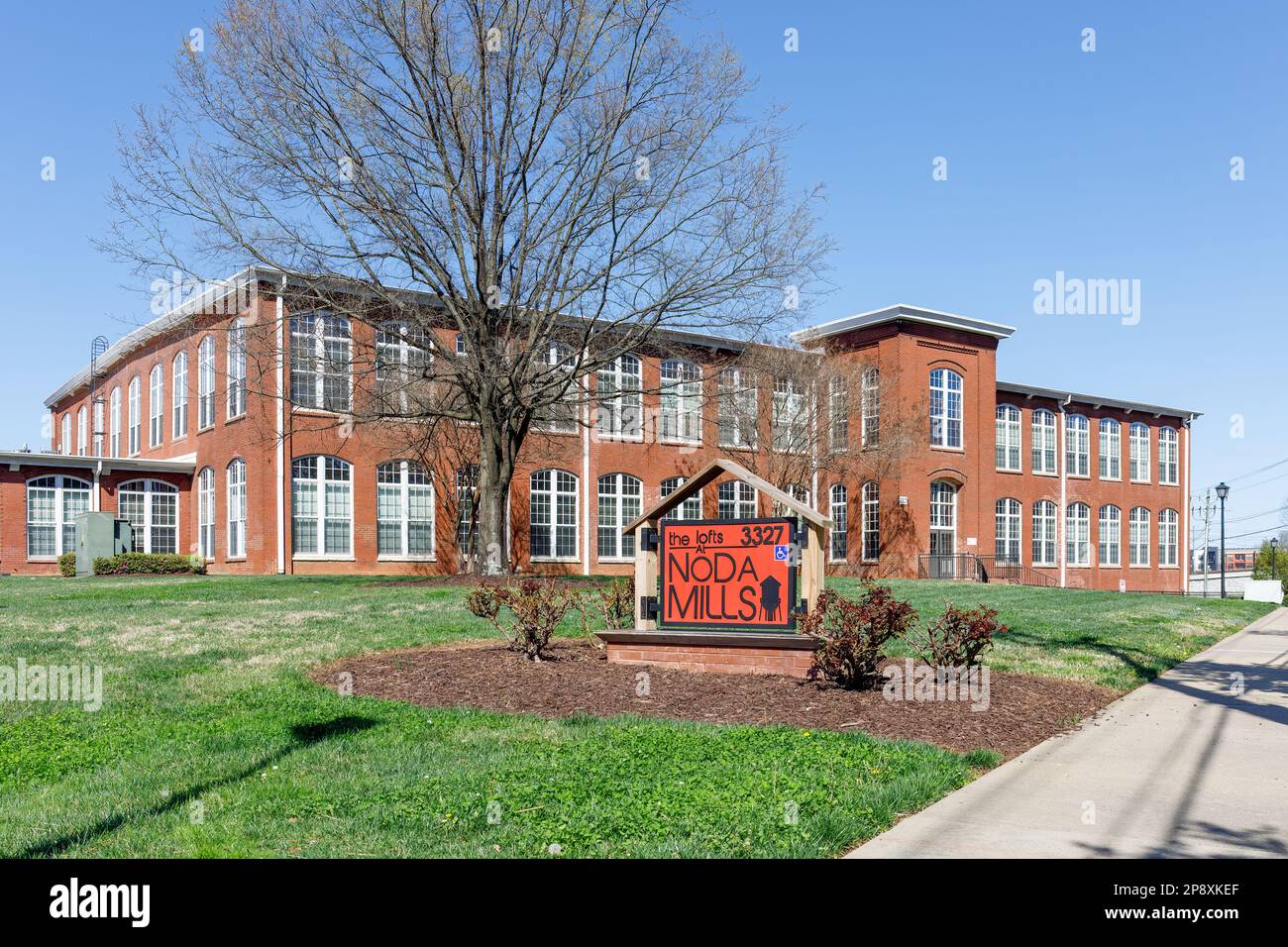 CHARLOTTE, NC-5 MARCH 2023: NoDa District. The Lofts at NoDa Mills ...