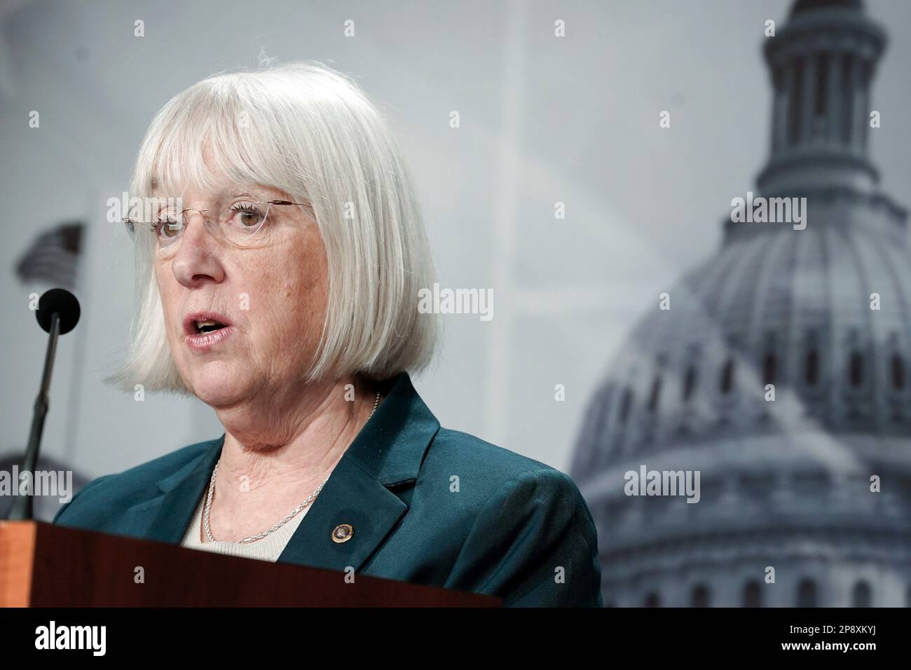 Appropriations Committee Chair Patty Murray, D-Wash., speaks during a ...