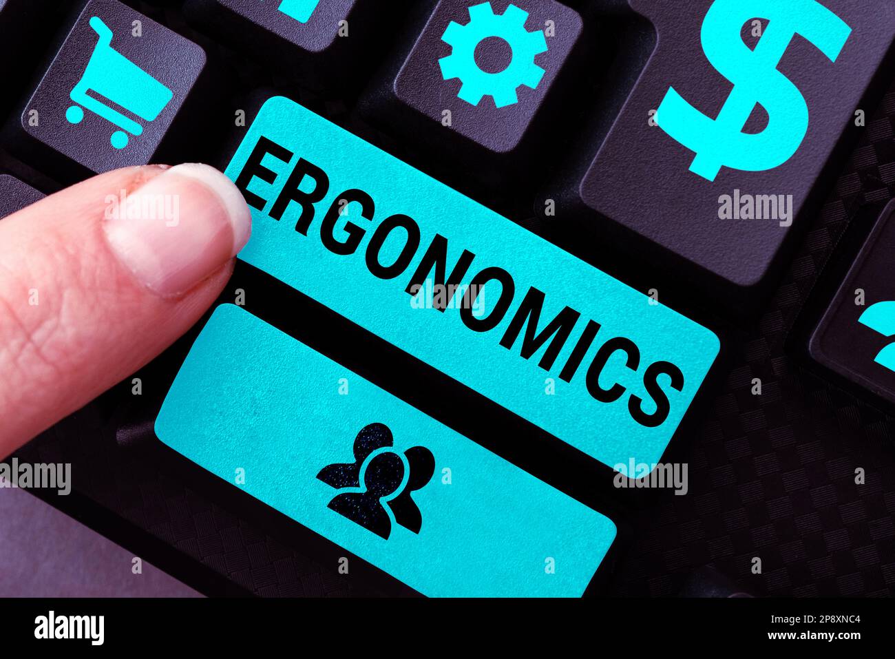 Writing displaying text Ergonomics. Business idea fitting or designing ...