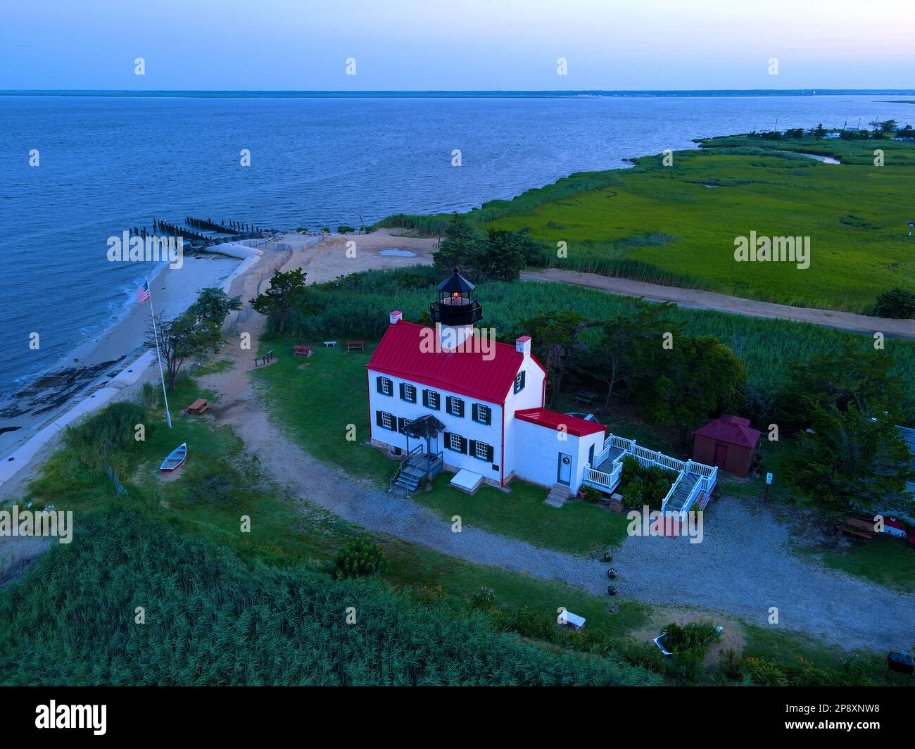 East point lighthouse, maurice river hi-res stock photography and ...