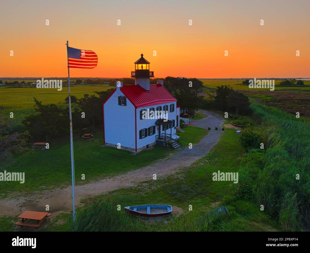 New jersey historic landmark lighthouse hi-res stock photography and ...