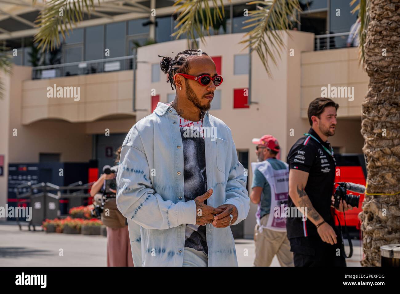 MANAMA, BAHRAIN, Sakhir circuit, 4. March 2023: #44, Lewis HAMILTON ...