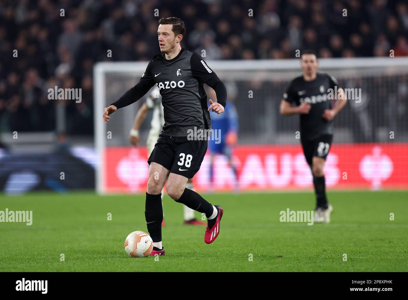 Michael Gregoritsch of Sc Freiburg controls the ball during the Uefa ...