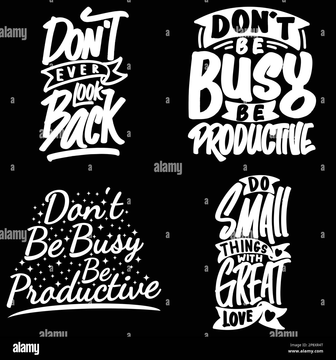 Motivational Typography Quote Bundle for T-Shirt, Mug, Poster or Other ...