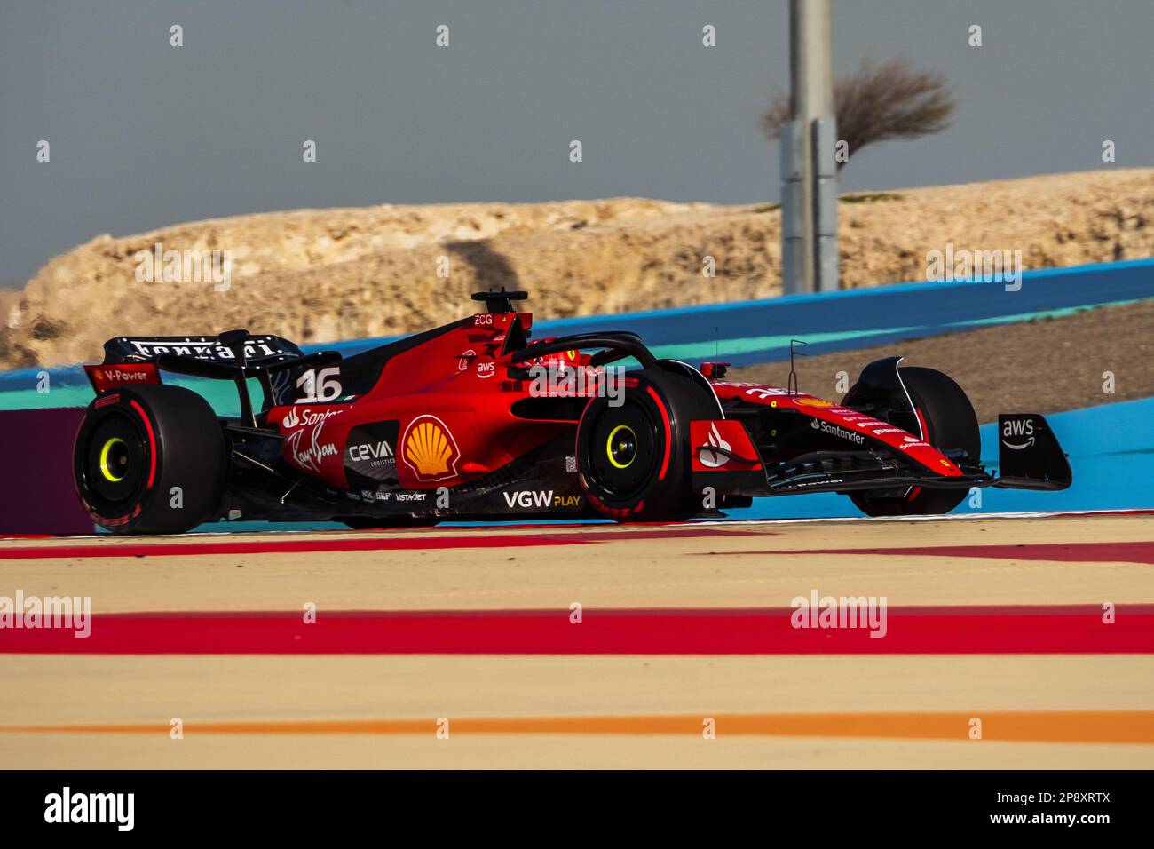 MANAMA, BAHRAIN, Sakhir circuit, 4. March 2023: #16, Charles LECLERC ...