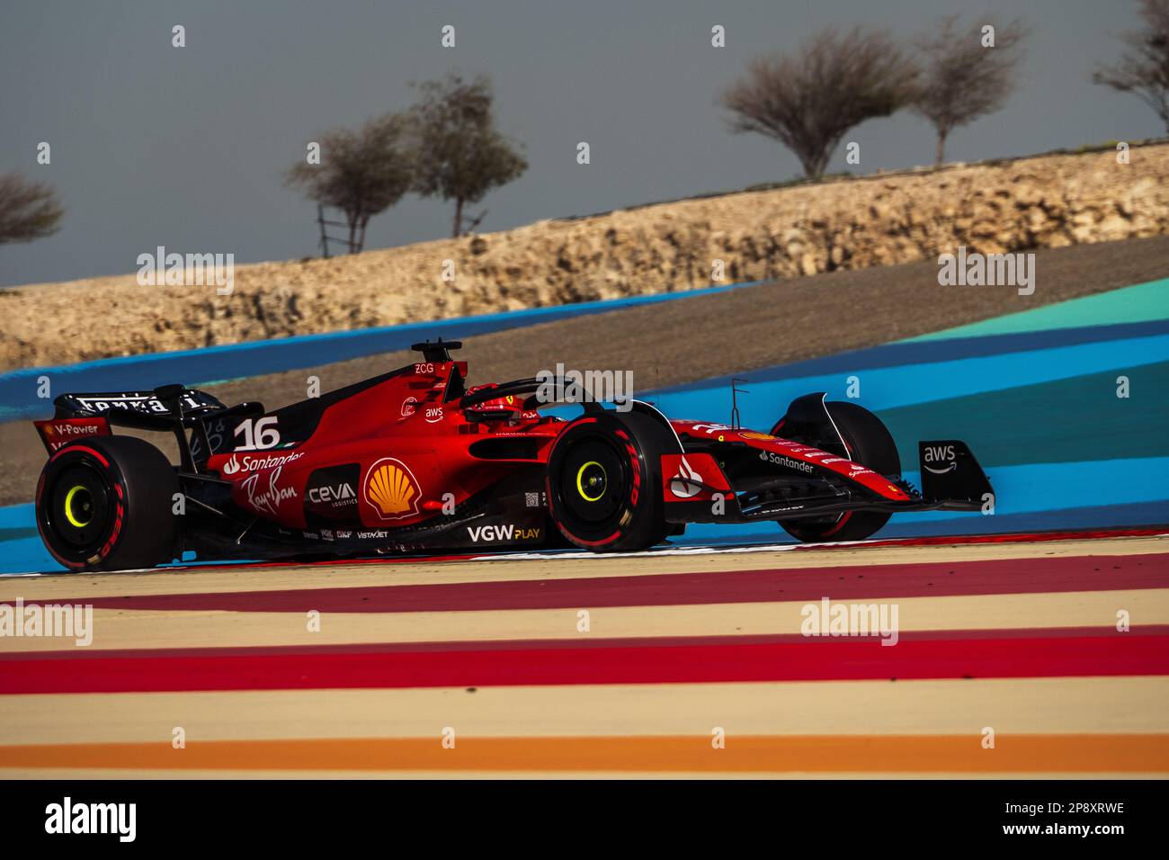 MANAMA, BAHRAIN, Sakhir circuit, 4. March 2023: #16, Charles LECLERC ...