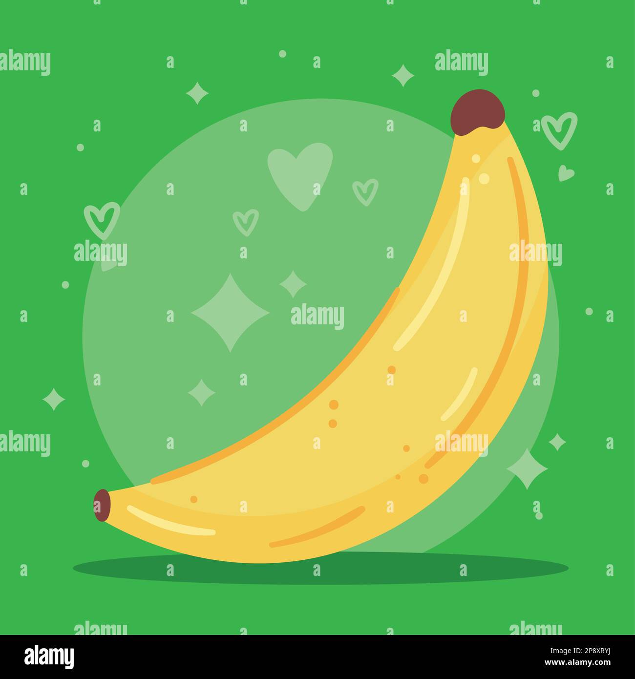 fresh banana fruit healthy icon Stock Vector Image & Art - Alamy