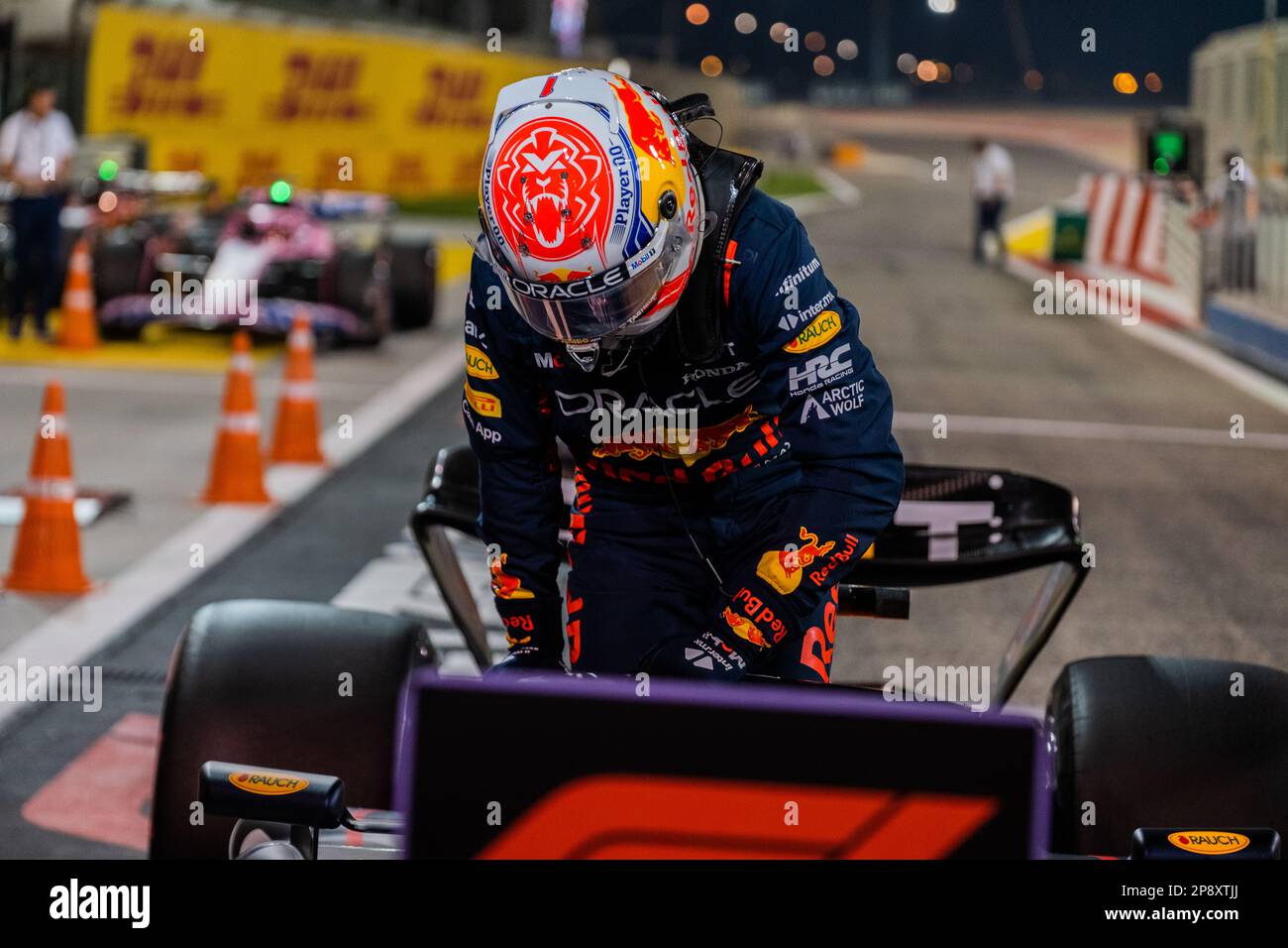 MANAMA, BAHRAIN, Sakhir circuit, 4. March 2023: #1, Max VERSTAPPEN, NDL ...