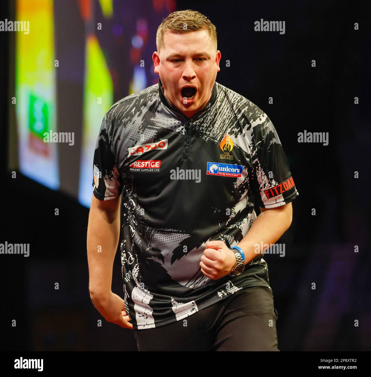 9th March 2023, M&S Bank Arena, Liverpool, England; 2023 PDC Cazoo Premier League Darts ...