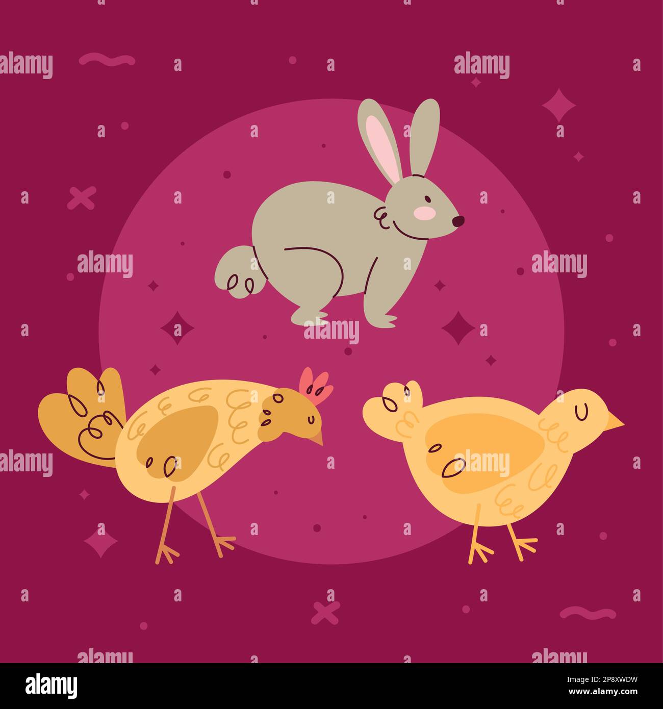 three farm animals livestock characters Stock Vector Image & Art - Alamy