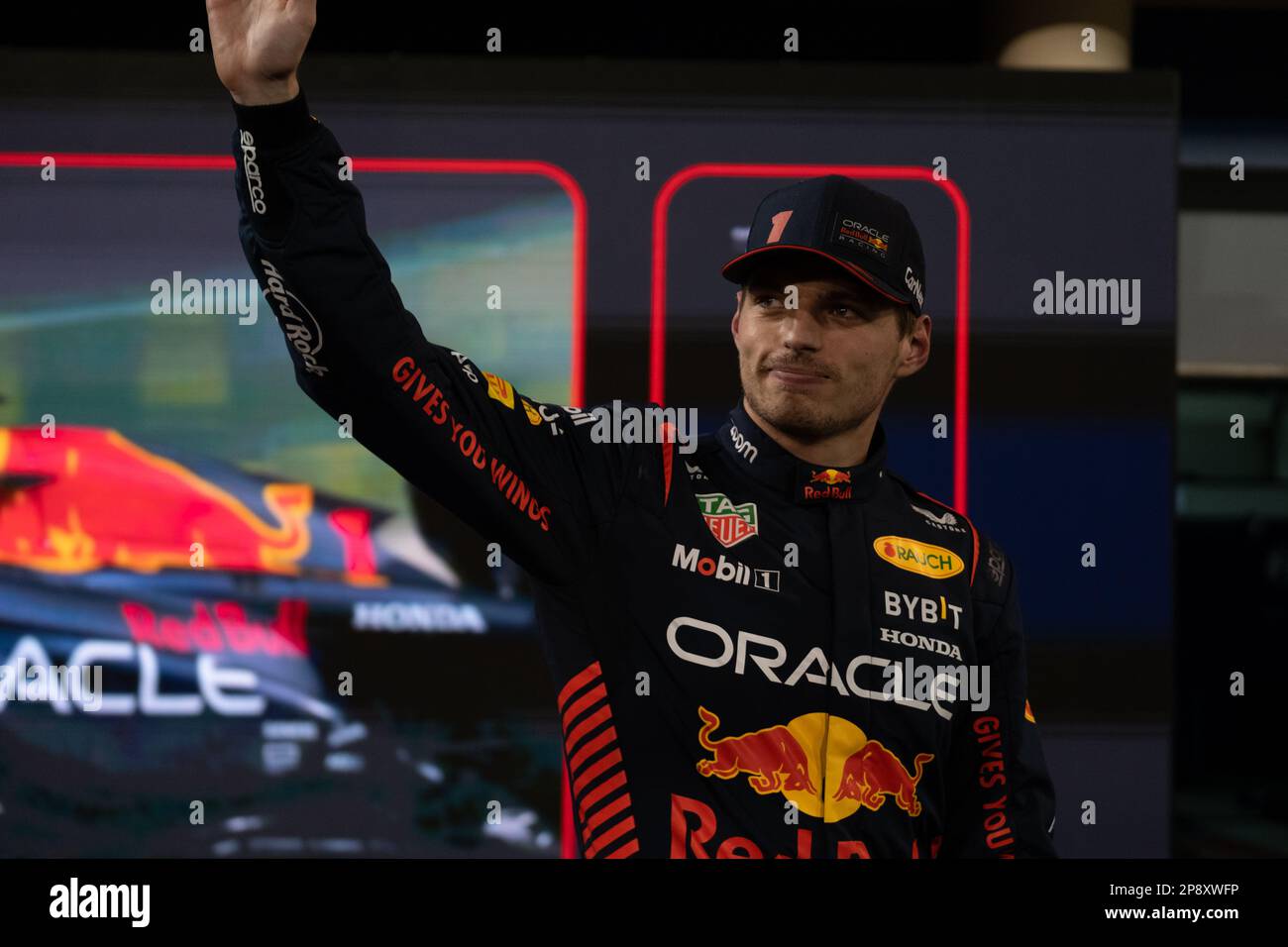 MANAMA, BAHRAIN, Sakhir circuit, 4. March 2023: #1, Max VERSTAPPEN, NDL ...