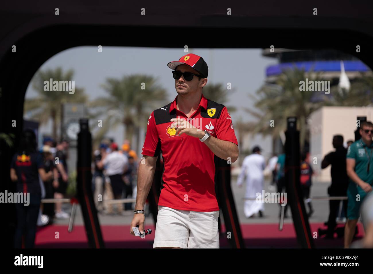 MANAMA, BAHRAIN, Sakhir circuit, 5. March 2023: #16, Charles LECLERC, MCO, Team Scuderia Ferrari ...