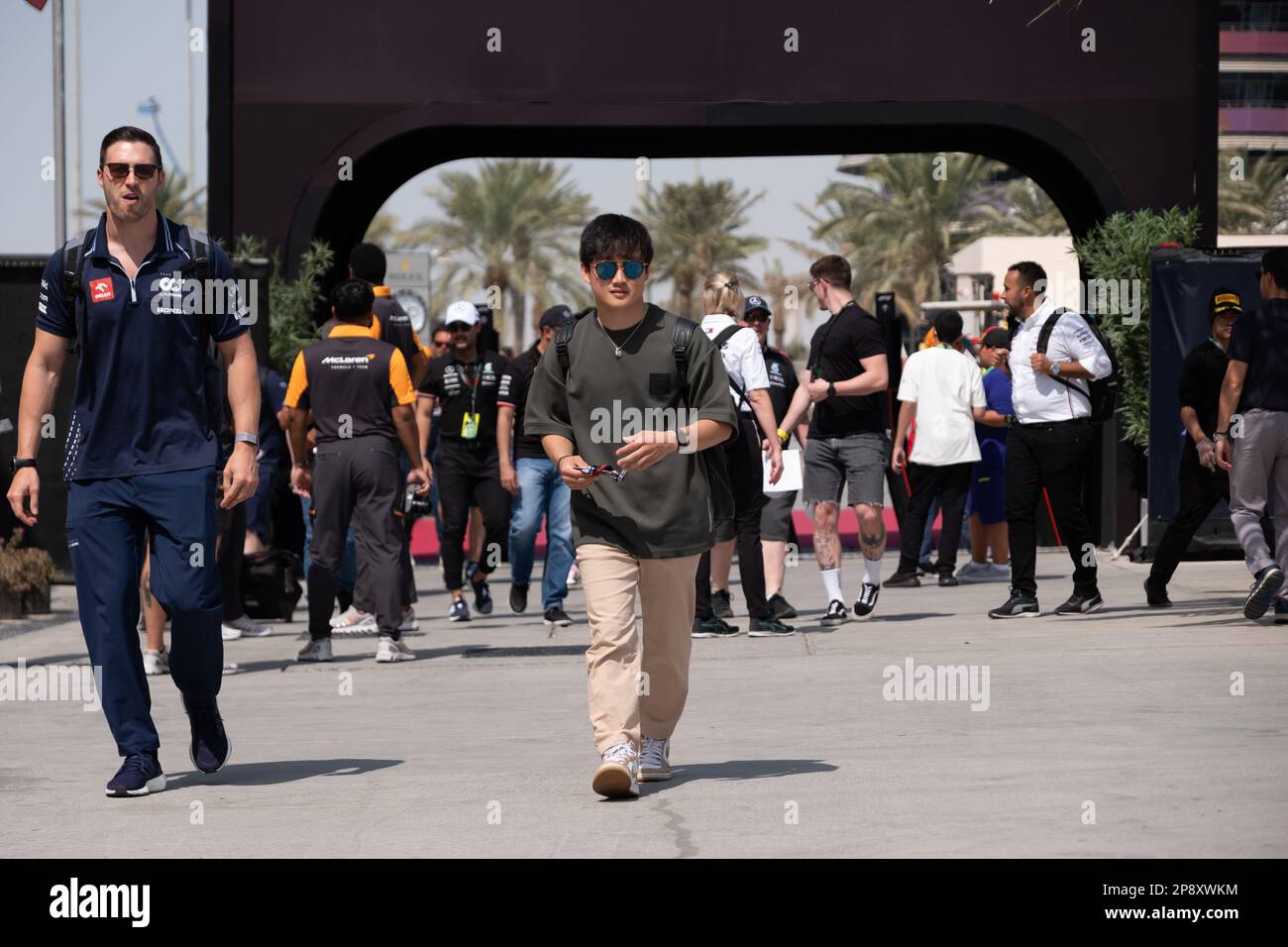 MANAMA, BAHRAIN, Sakhir circuit, 5. March 2023: #22, Yuki TSUNODA, JAP, Team Scuderia Alpha ...