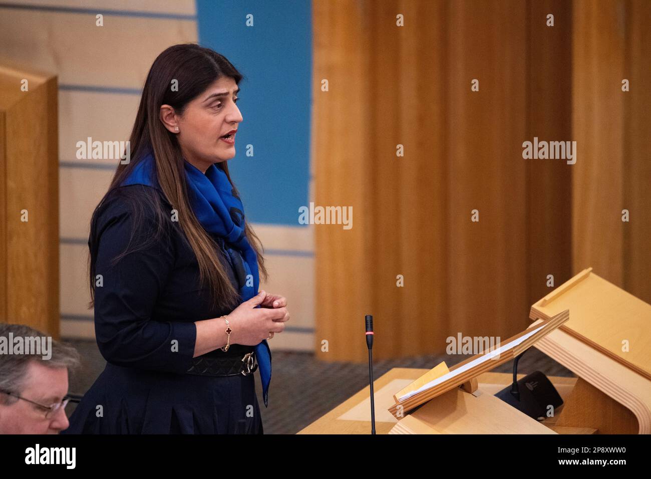 Edinburgh, Scotland, UK. 9th Mar, 2023. PICTURED: Pam Gosal MSP ...