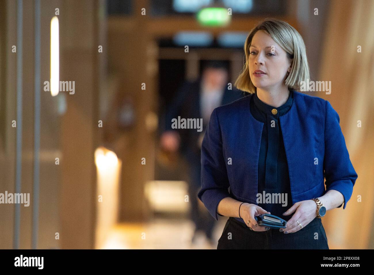 Edinburgh, Scotland, UK. 9th Mar, 2023. PICTURED: Jenny Gilruth MSP ...