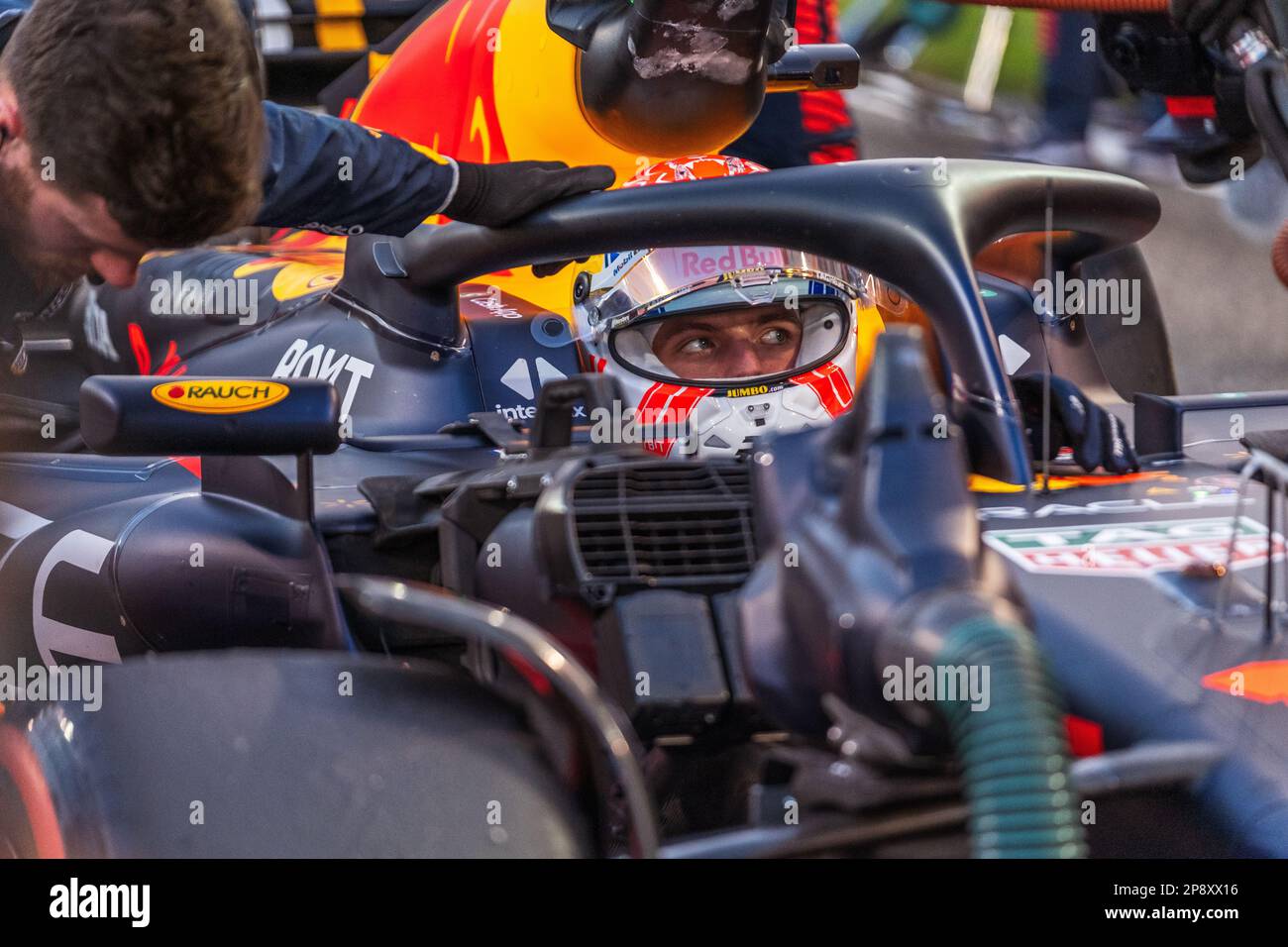 MANAMA, BAHRAIN, Sakhir circuit, 5. March 2023: #1, Max VERSTAPPEN, NDL ...