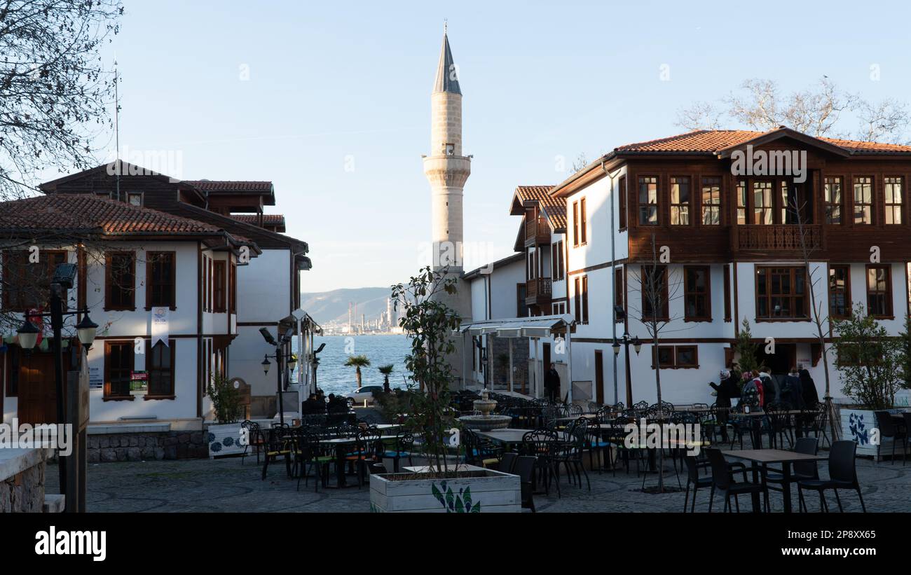 Traditional Turkish House. Traditional Ottoman house and mosque. Yali ...