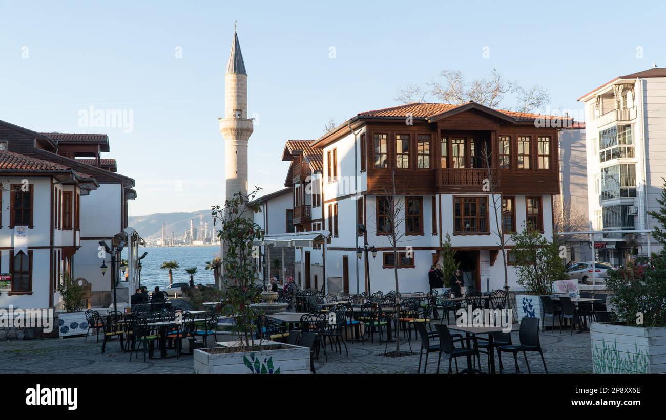 Traditional Turkish House. Traditional Ottoman house and mosque. Yali ...