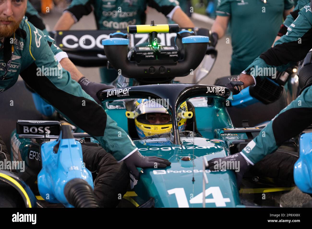MANAMA, BAHRAIN, Sakhir circuit, 5. March 2023: during the Bahrain ...