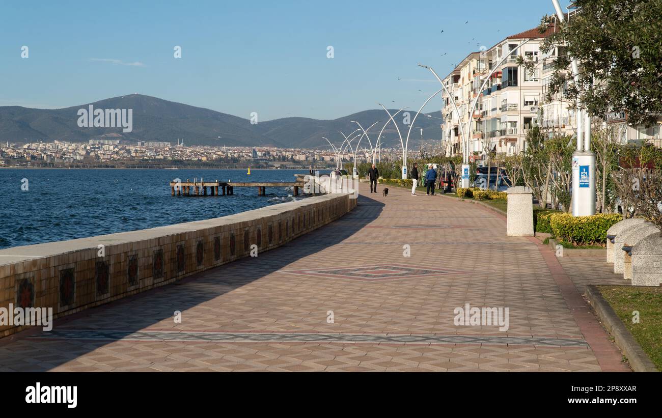 Degirmendere, Golcuk, Kocaeli, Turkey. 02.17.2023. Degirmendere is a ...