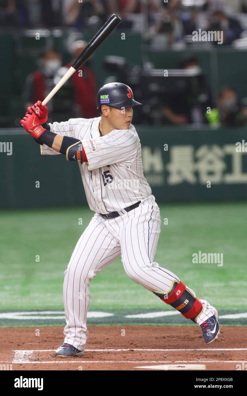 Tokyo, Japan. 9th Mar, 2023. Kazuma Okamoto (JPN) Baseball : 2023 World ...