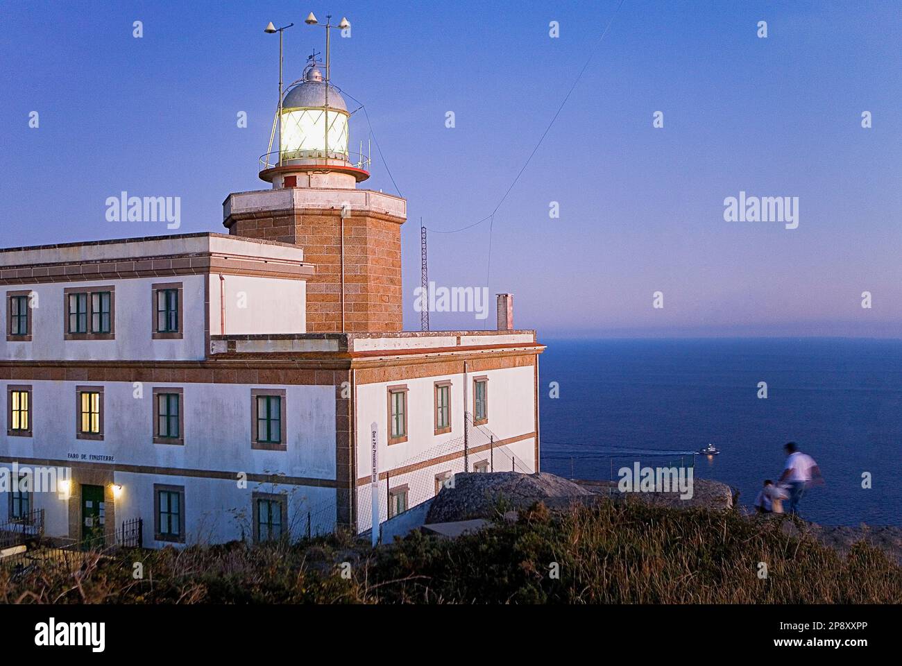 Lighthouse in cape finisterre hi-res stock photography and images - Alamy