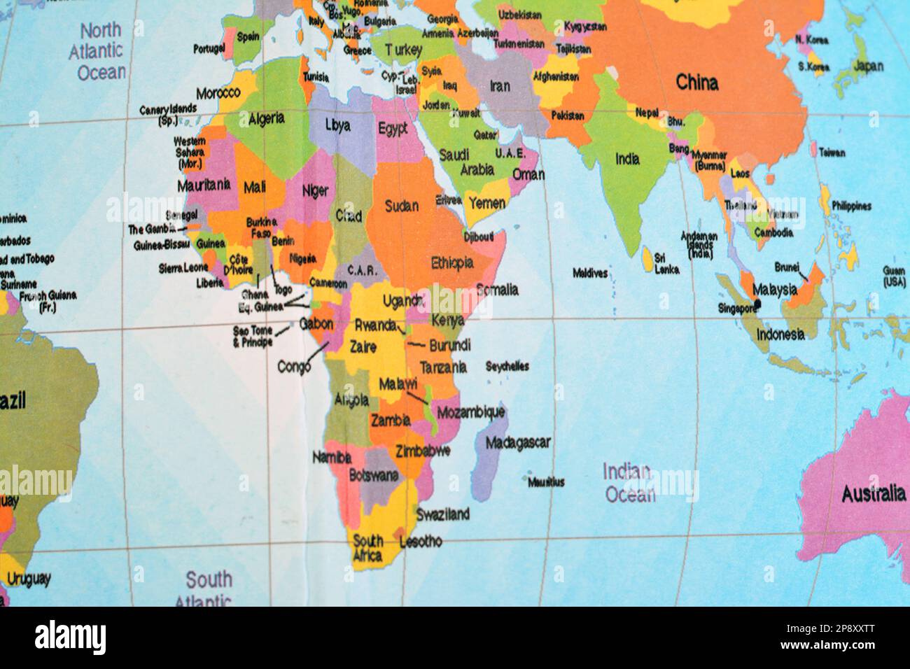 Turkey india map hi-res stock photography and images - Alamy