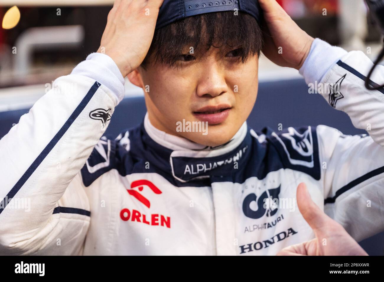 MANAMA, BAHRAIN, Sakhir circuit, 5. March 2023: #22, Yuki TSUNODA, JAP, Team Scuderia Alpha ...