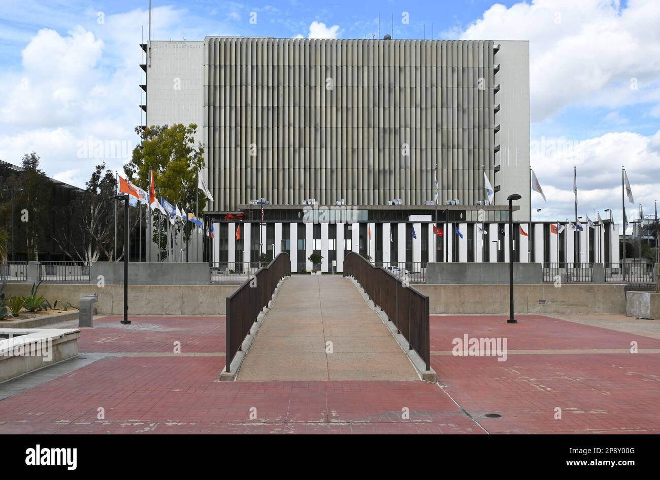 SANTA ANA, CALIFORNIA - 6 MAR 2023: The Orange County Courthouse in the ...