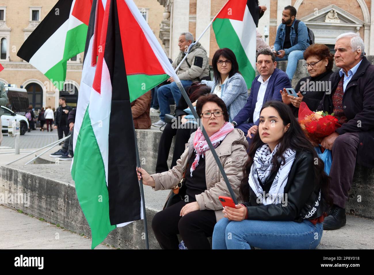 Benjamin netanyahu rome italy israel palestine palestinian pro hi-res ...