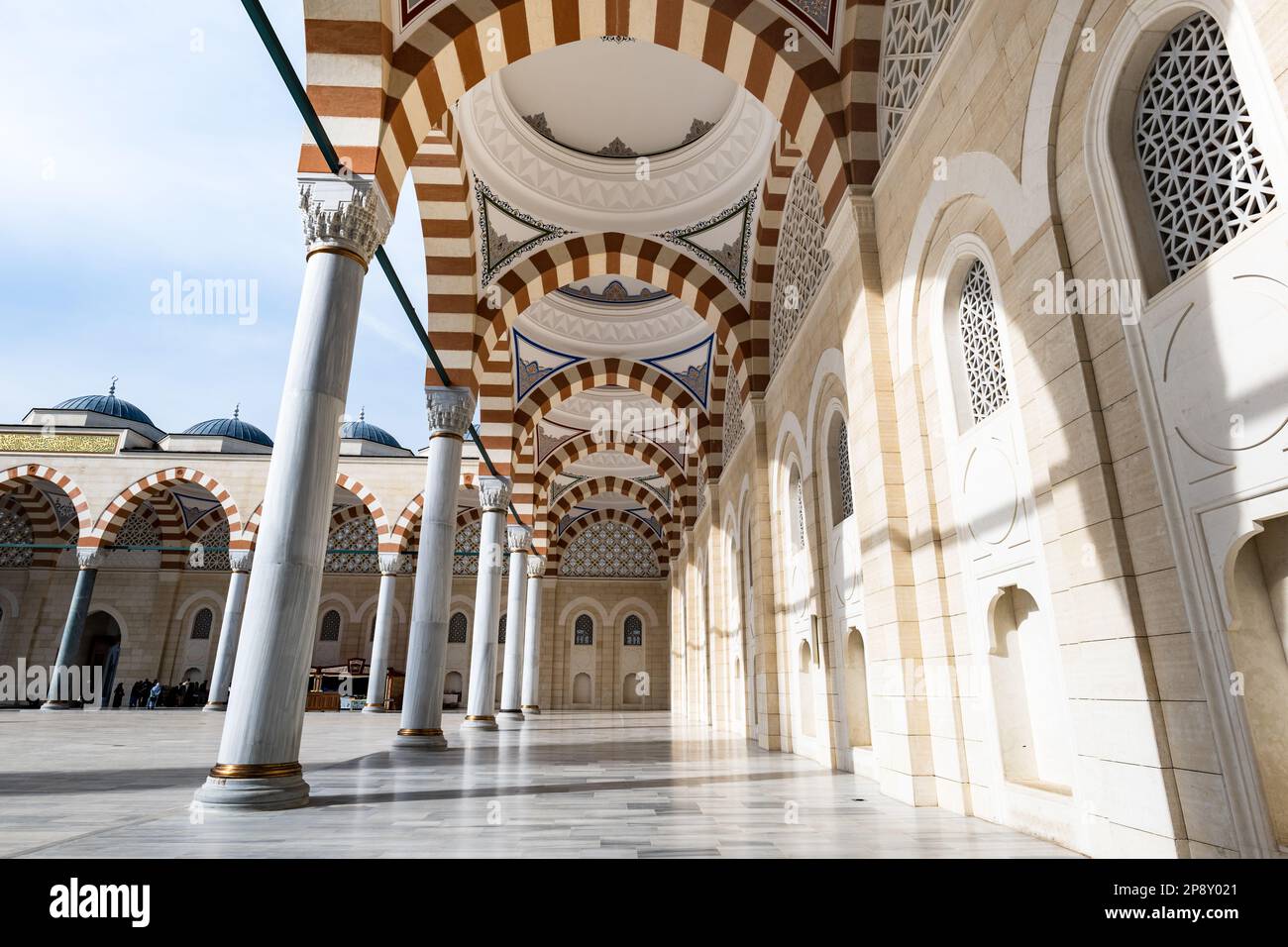 Camlica Mosque architecture, located in Istanbul, Turkey, the largest ...
