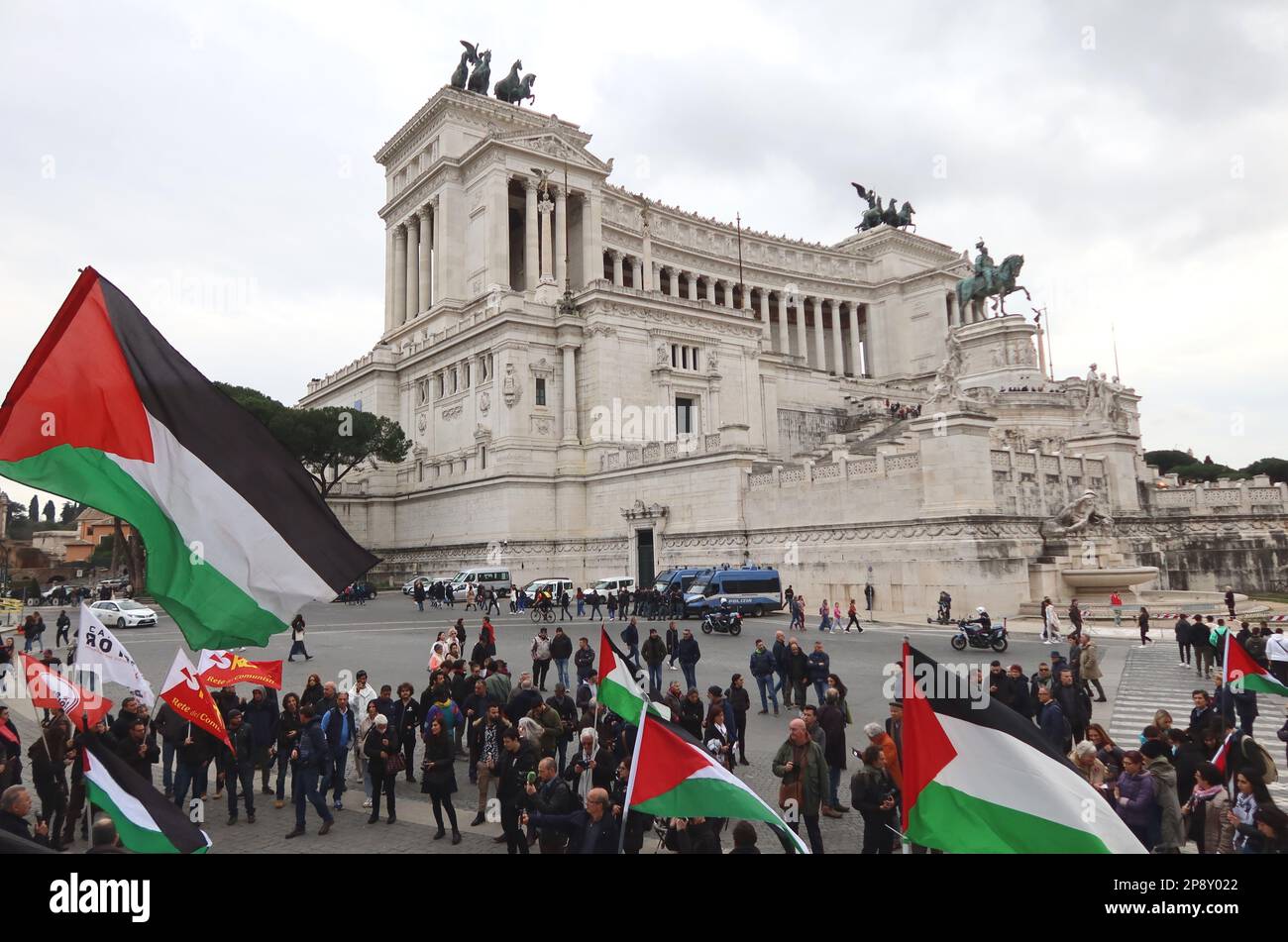 Benjamin netanyahu rome italy israel palestine palestinian pro hi-res ...