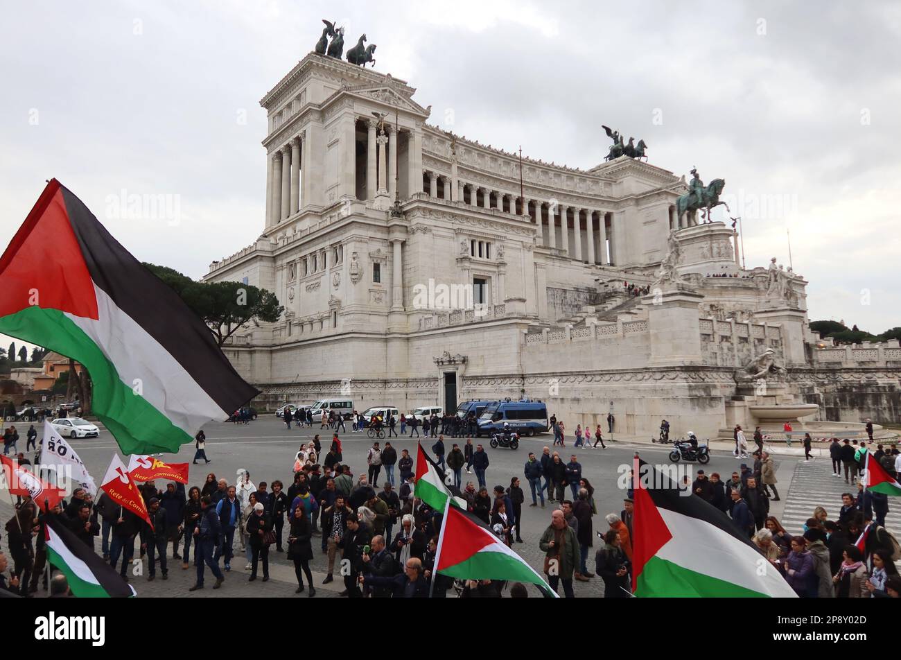 Benjamin netanyahu rome italy israel palestine palestinian pro hi-res ...