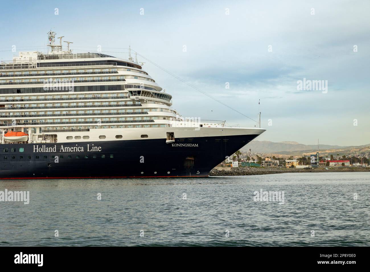 Ensenada, Baja California, Mexico - Side view from ocean of front end ...