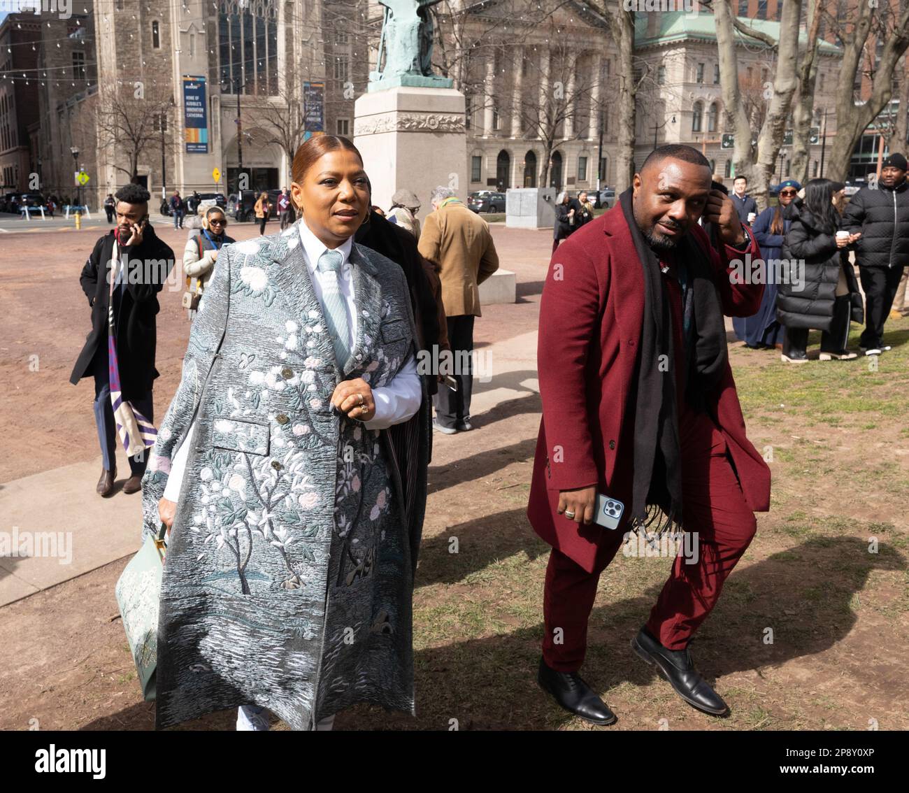 March 9, 2023: QUEEN LATIFAH appears for the unveiling for the Harriet ...