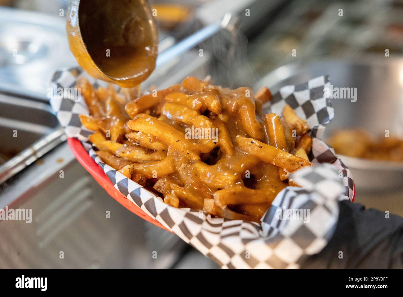 Gravy french fries hi-res stock photography and images - Alamy