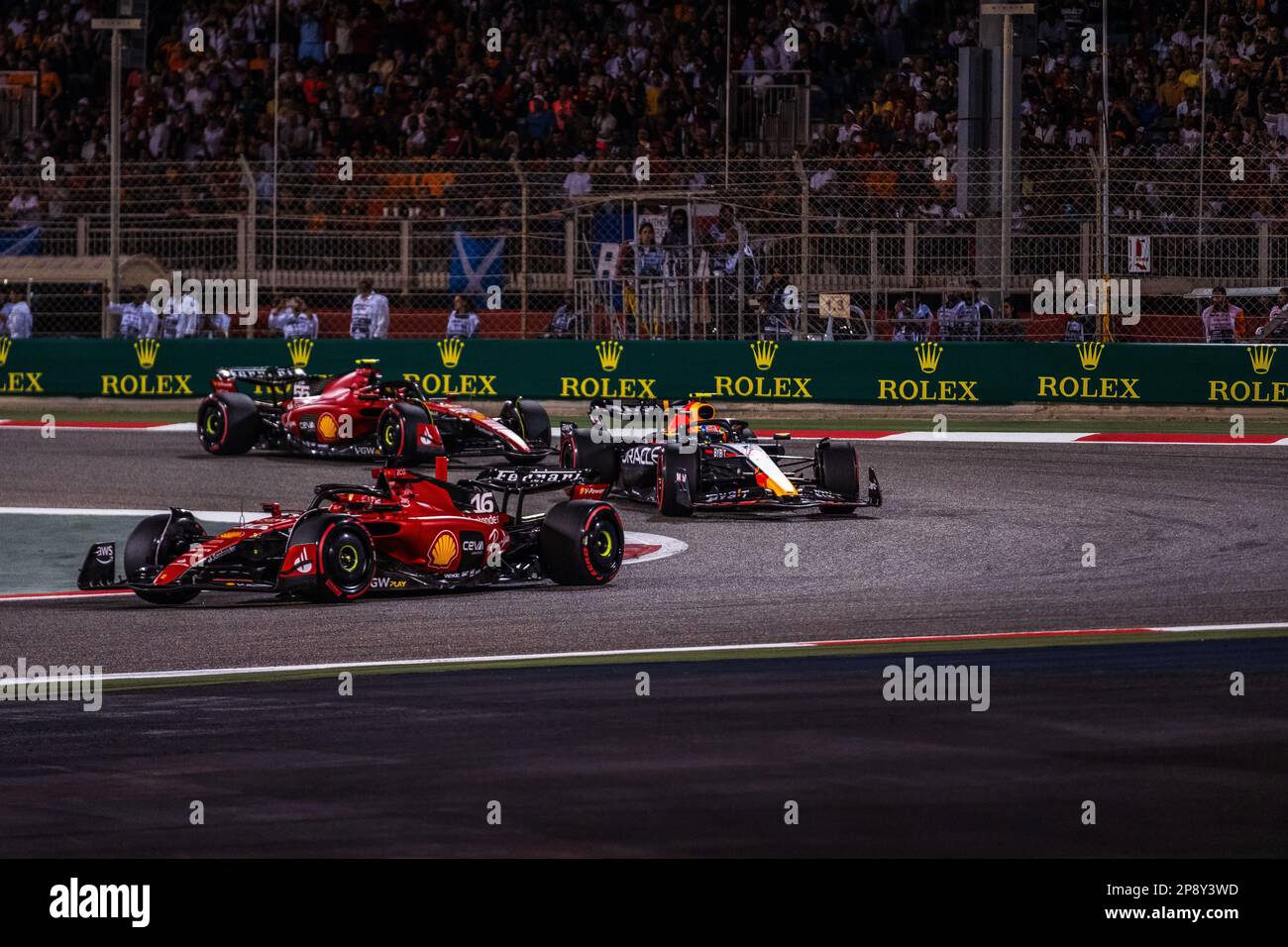 MANAMA, BAHRAIN, Sakhir circuit, 5. March 2023: #16, Charles LECLERC, MCO, Team Scuderia Ferrari ...