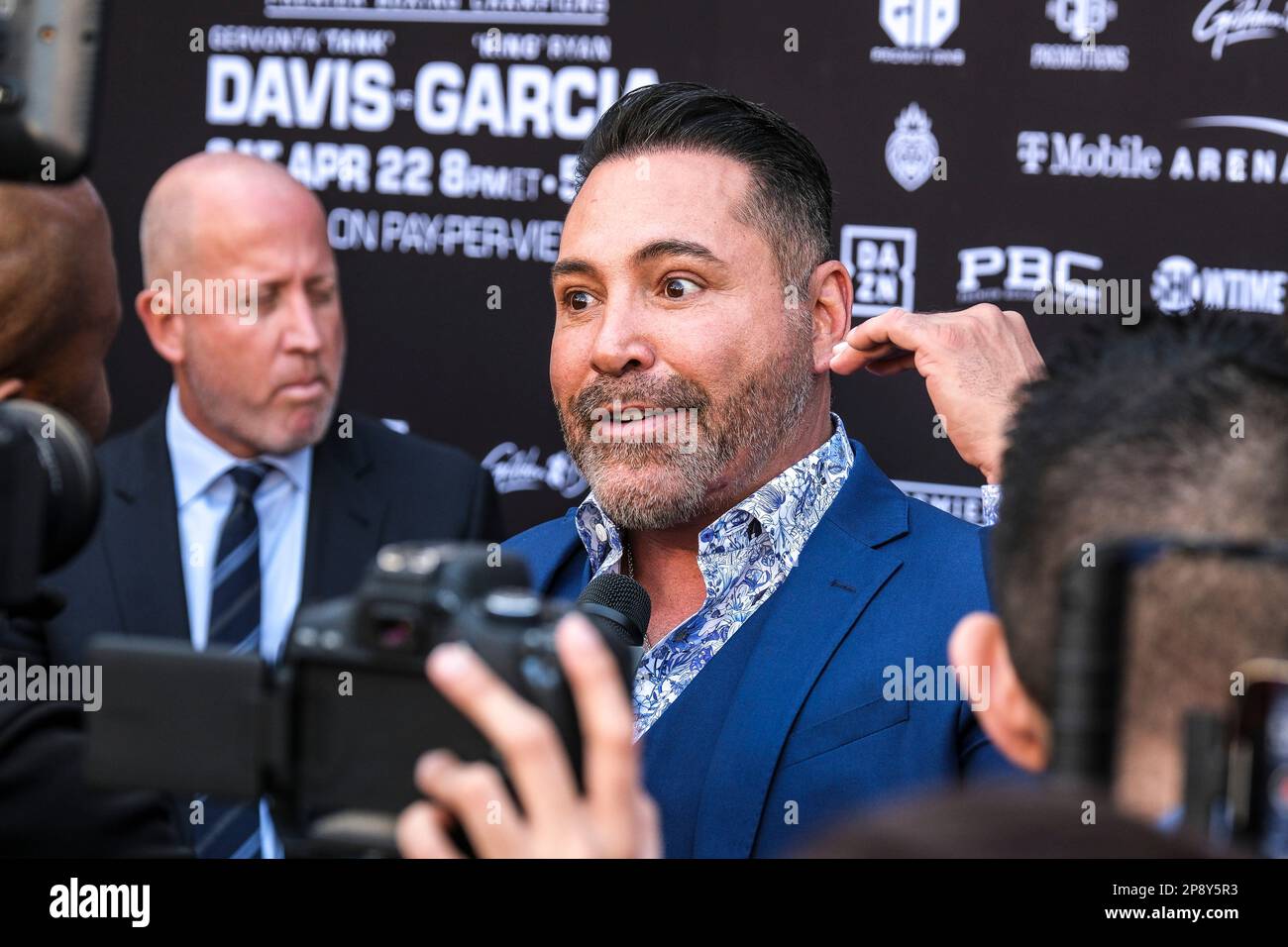 Los Angeles, CA, USA. 9th Mar, 2023. Ryan GarciaÃ s promoter and boxing ...
